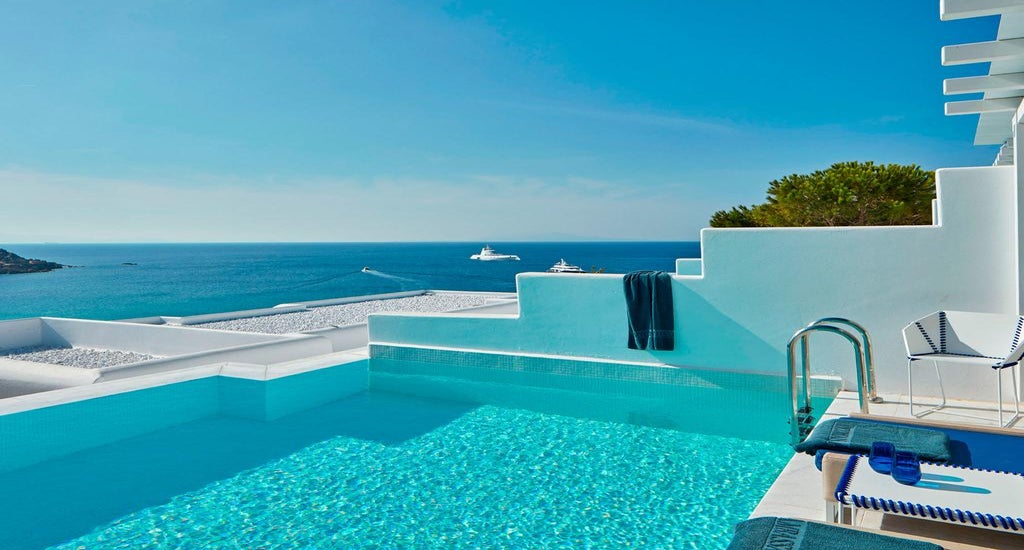 Myconian Ambassador Hotel & Thalasso Center in Platis Yialos, Mykonos ...